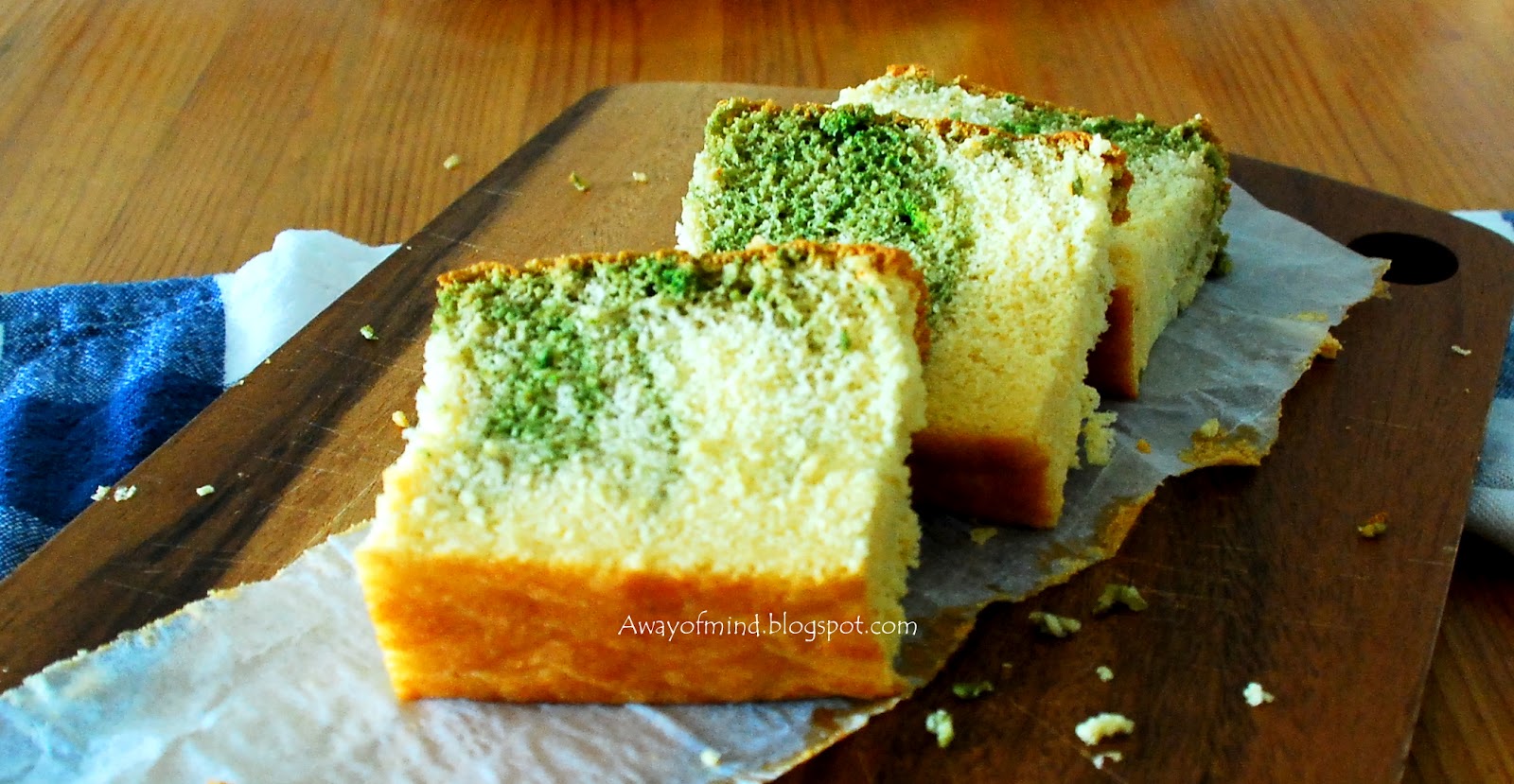 Awayofmind Bakery House: Marble Matcha Castella (Kasutera 长崎蛋糕）