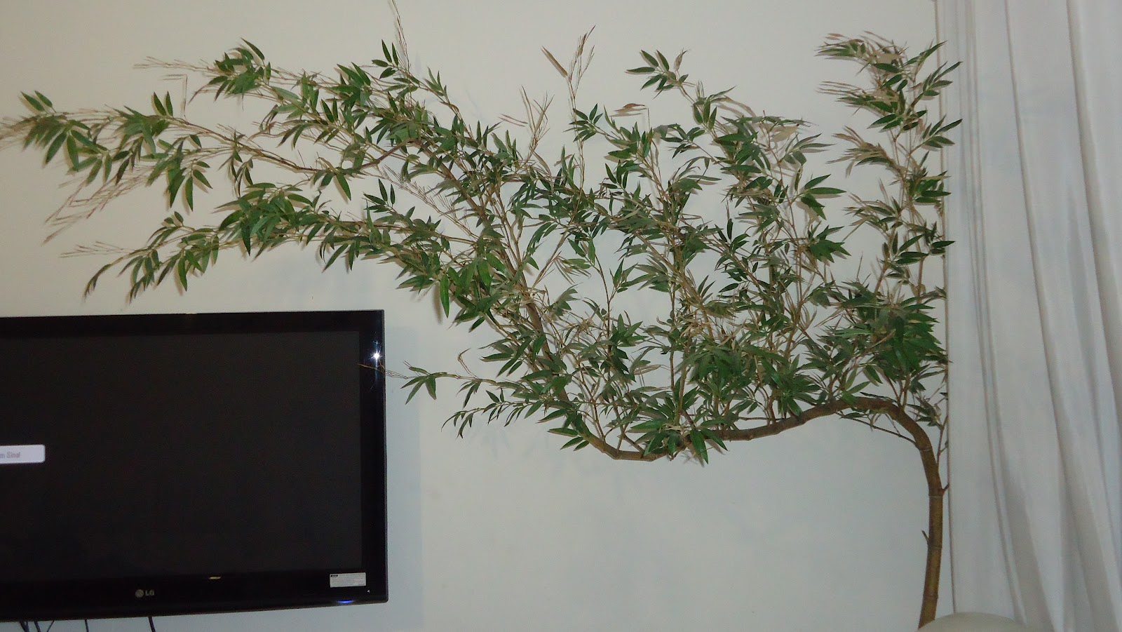 Bambu Artificial Para Decoração