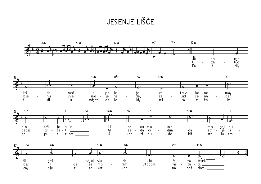 Scores for Balkan music Note za Harmoniku Violinu: Note Za Harmoniku ...