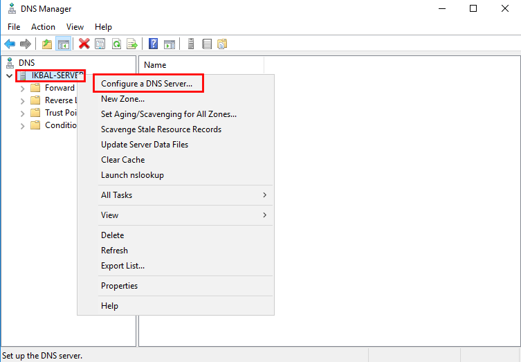 Konfigurasi DNS | Instalasi Dan Cara Membuat DNS | Pada Windows Server 2016 Konfigurasi DNS | Instalasi Dan Cara Membuat DNS | Pada Windows Server 2016