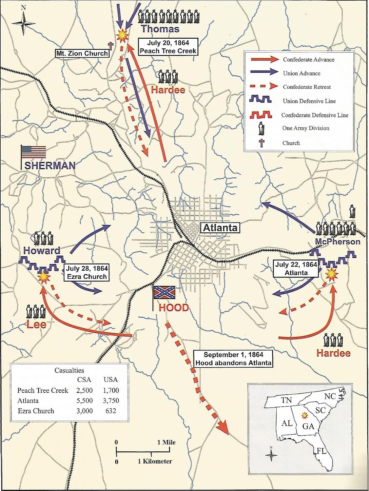 The Southern Home Front during the U.S. Civil War: The Atlanta Campaign