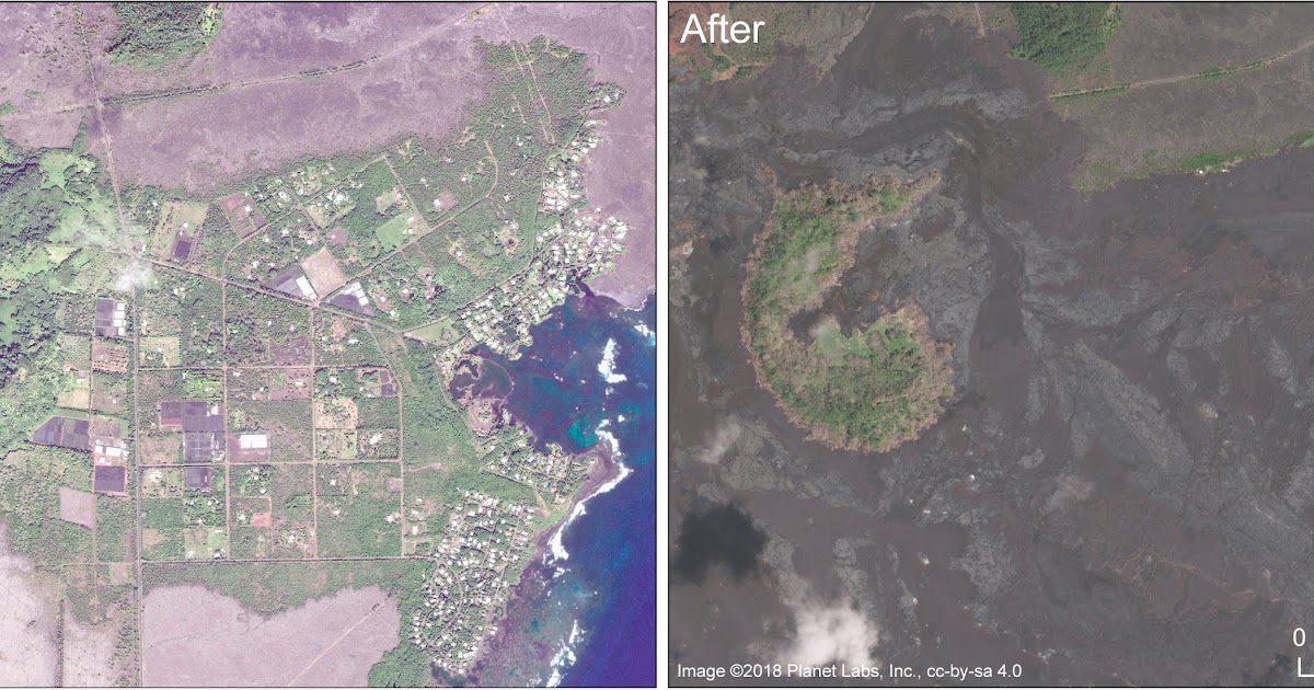 daily timewaster: Fissure 8 devastation documented on Hawaii.