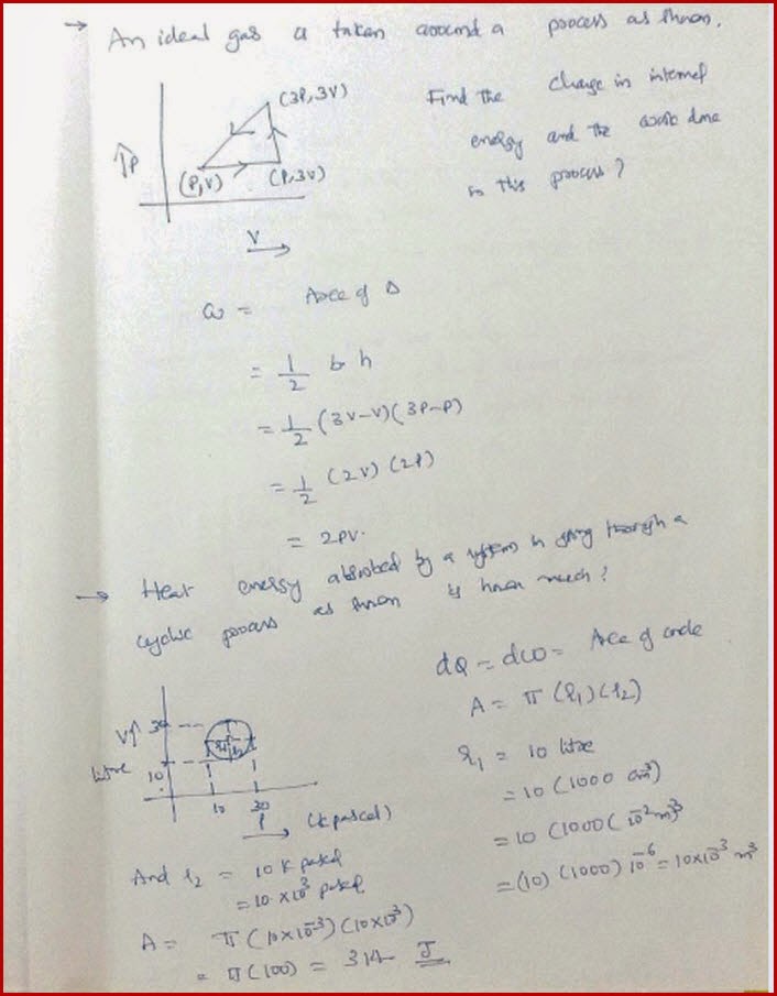 Cyclic Process,Reversible Process and Work Done Graphs | IIT JEE and ...