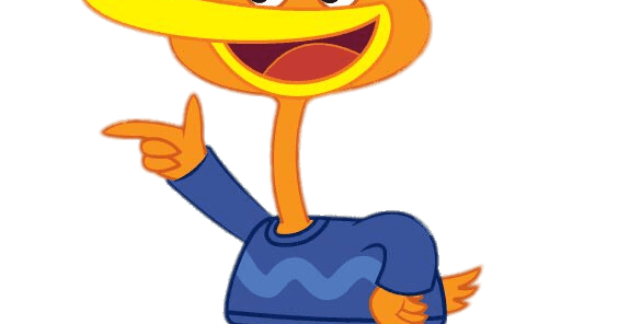Cartoon Characters: P. King Duckling (PNG)