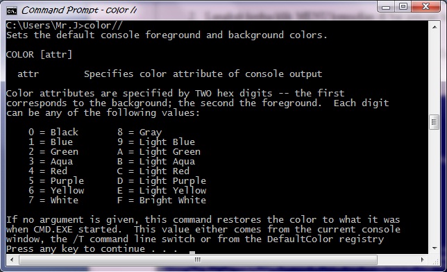 CARA MERUBAH WARNA TEXT DAN BACKGROUND COMMAND PROMPT ( CMD) | Jepri ...