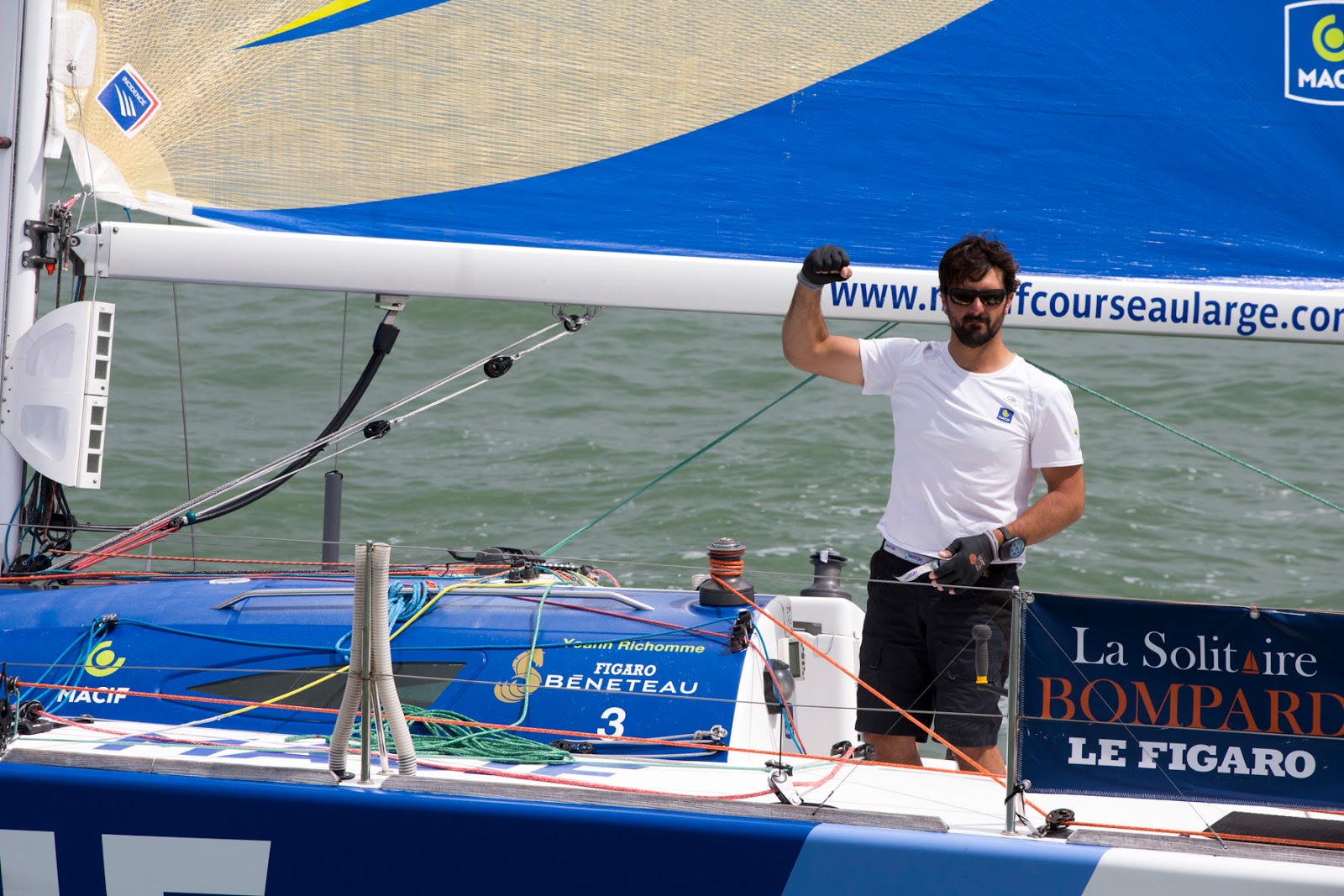 La Solitaire / Yoann Richomme et Charlie Dalin impériaux, une édition 2016 100% Macif | ScanVoile
