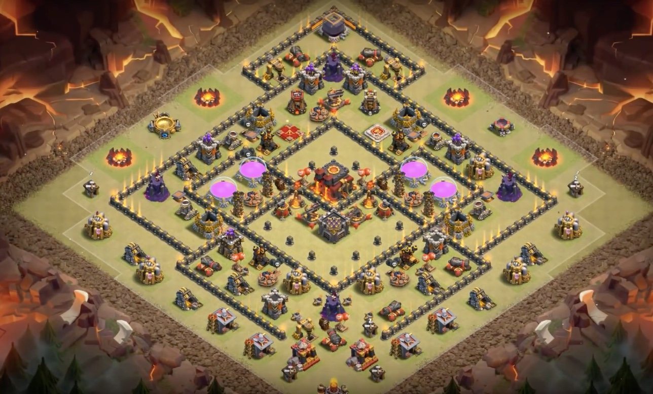 Best Clsah Of Clans War Bases - COC Layouts, Clash Of Clans War Layouts ...