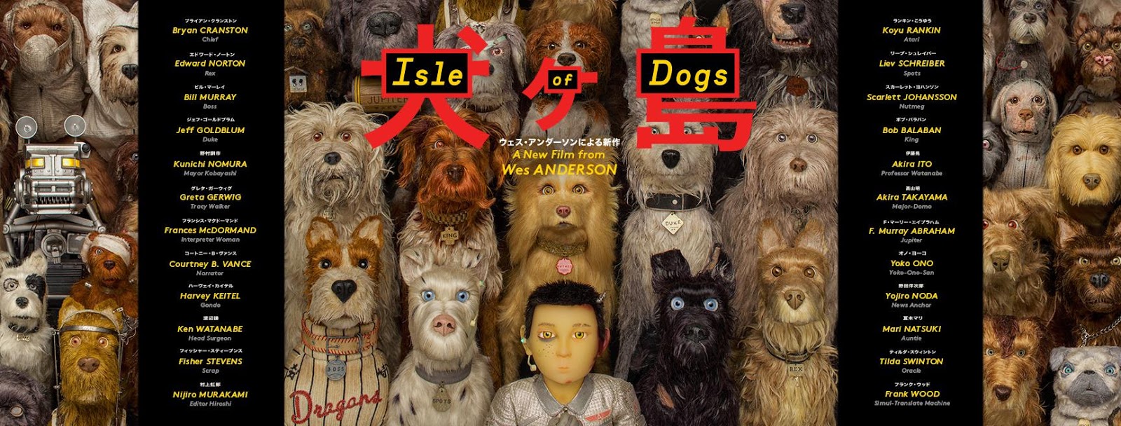 Movie : Isle of Dogs | * merely human