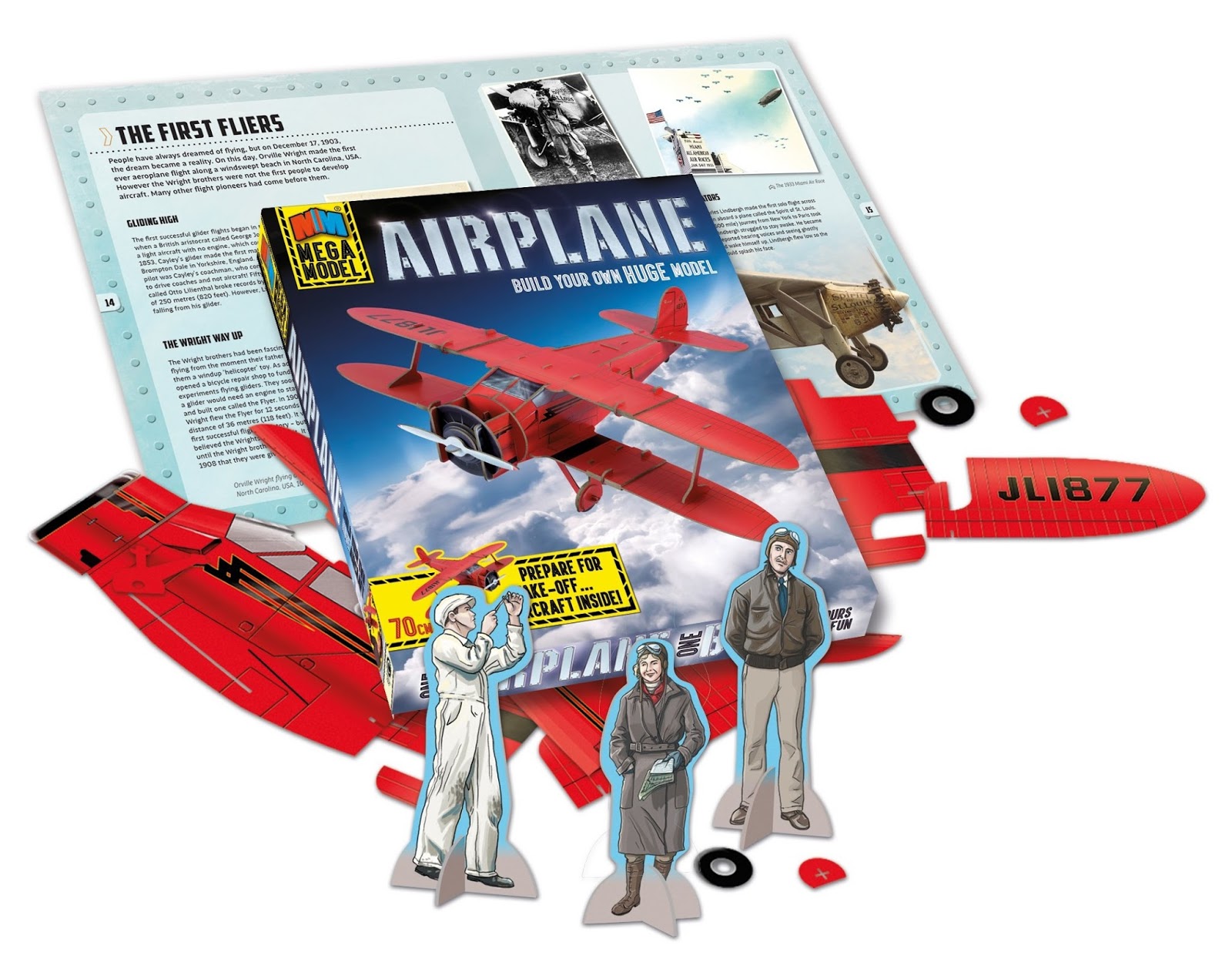 Win A Mega Model Airplane Book - My Three and Me