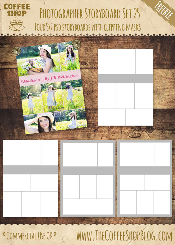 The CoffeeShop Blog: CoffeeShop Photographer Storyboard Set 25!