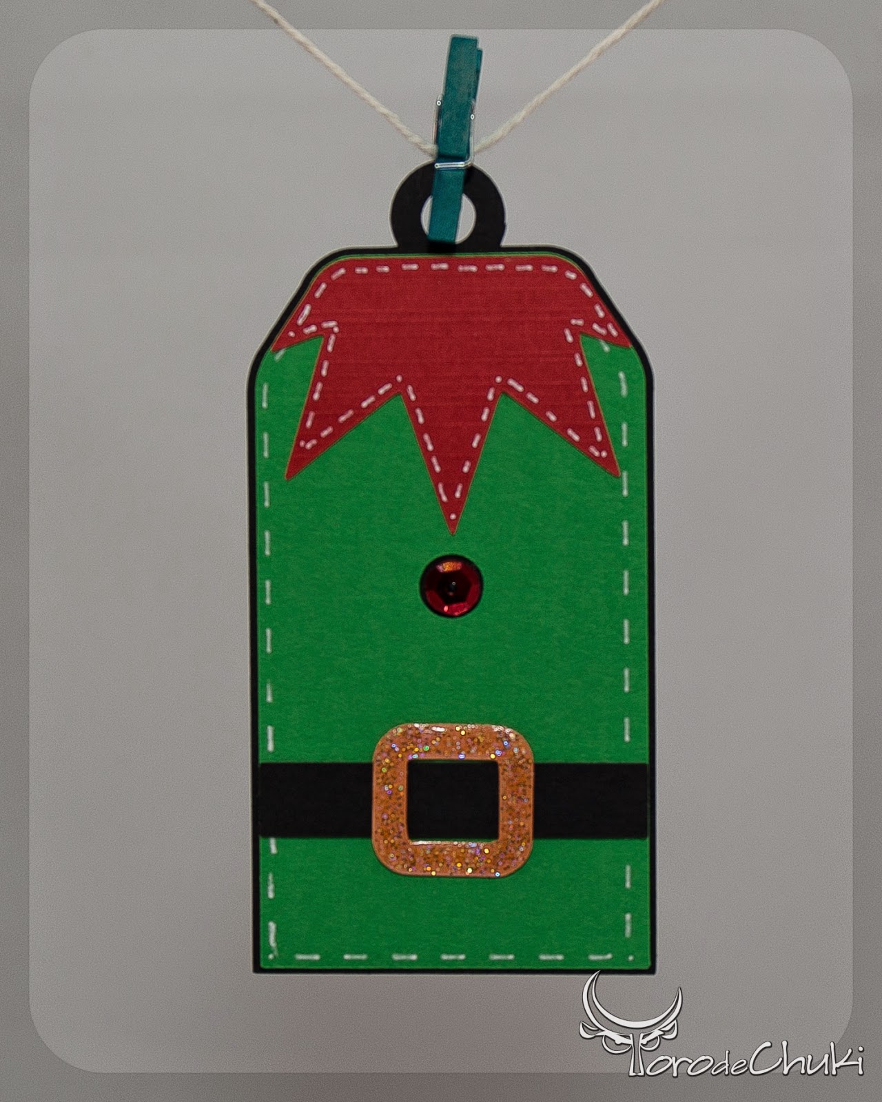 Awesome SVGs: Day 2 - Elf Christmas Tag - 2014 Christmas Series