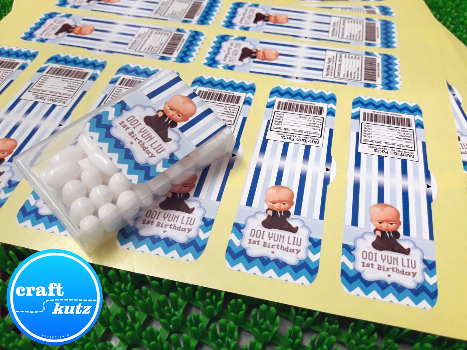 Baby Boss 1st Birthday Theme ~ Craft Kutz