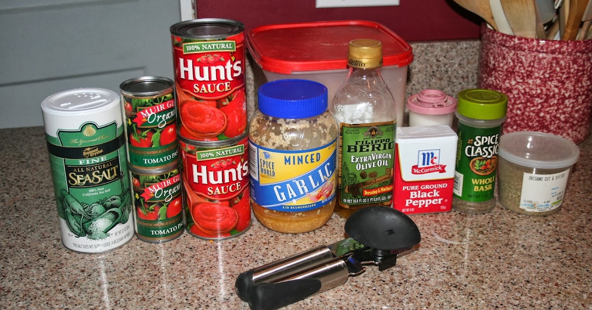 NOVA Frugal Family: Easy Take Out Style Pizza Sauce