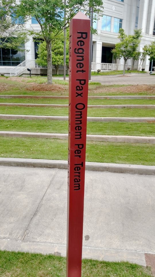 Rotary District 6910 Rotations: PEACE POLE UNVEILED IN CANTON ROTARY PARK