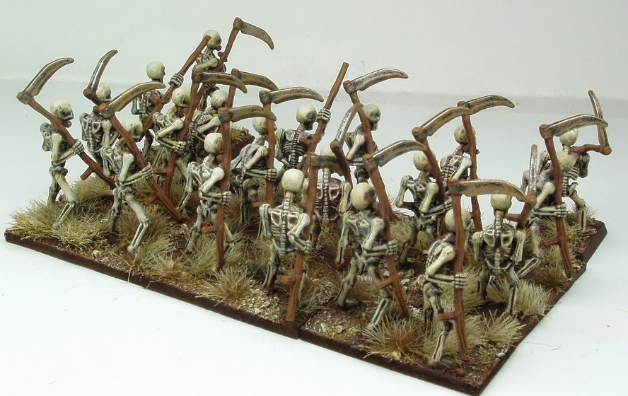 Oldhammer Fantasy Battle: Undead Army - First Units Painted