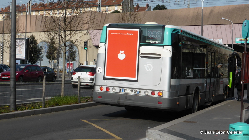Les Tramways,Métro,RER,Bus de la RATP: Bus 388