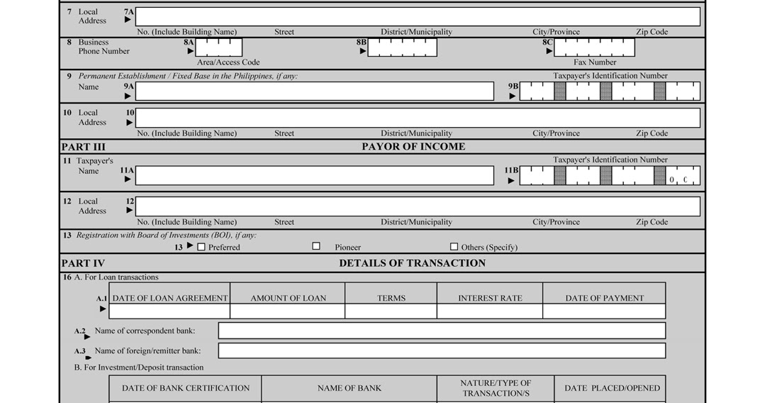 busapcom: BIR Form 0901-I Download