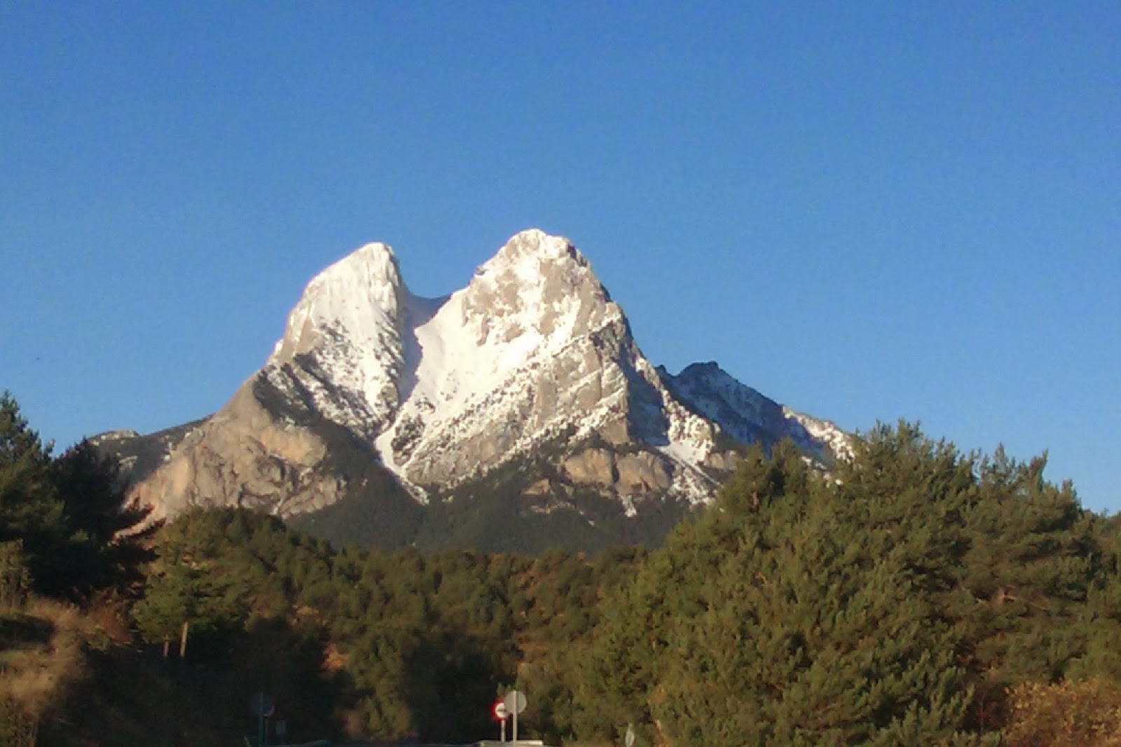 PEDRAFORCA ascensión invernal 25-11-13