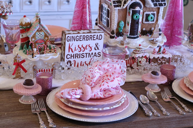 Gingerbread Kisses Tablescape - Purple Chocolat Home