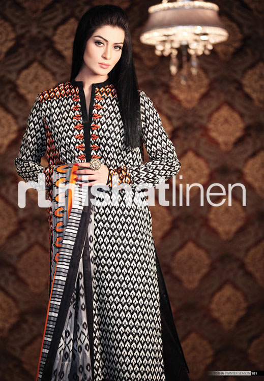 Nishat Linen Winter 2012-13 Collection | Nishat Linen Khaddar Dresses ...