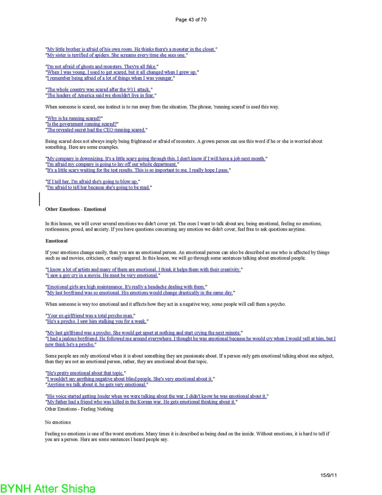 ATTER SHISHA - عطر شیشہ.MANSEHRA : Regular English Lesson Categories