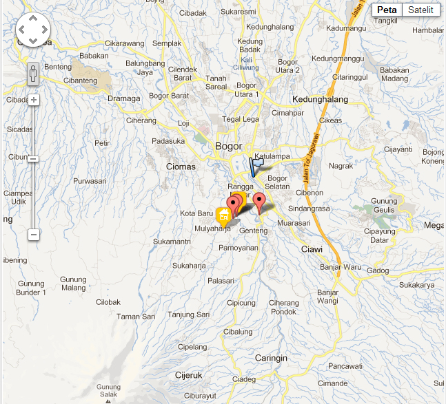 Perumahan Di Bogor Type HFC: Google Maps