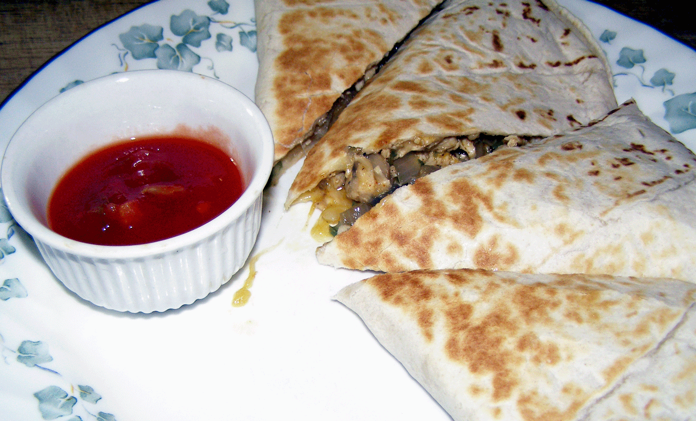 Wills Kitchen: Chicken quesadilla