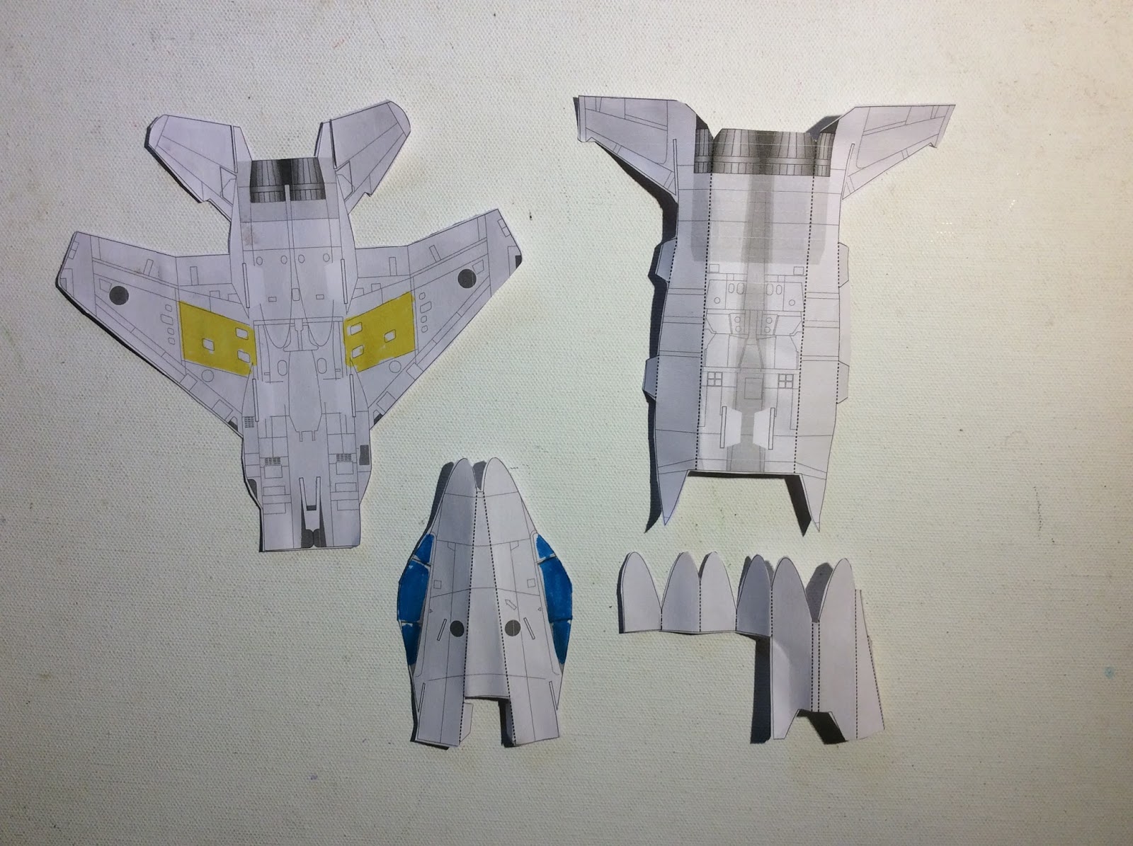 F 15 Paper Airplane Template