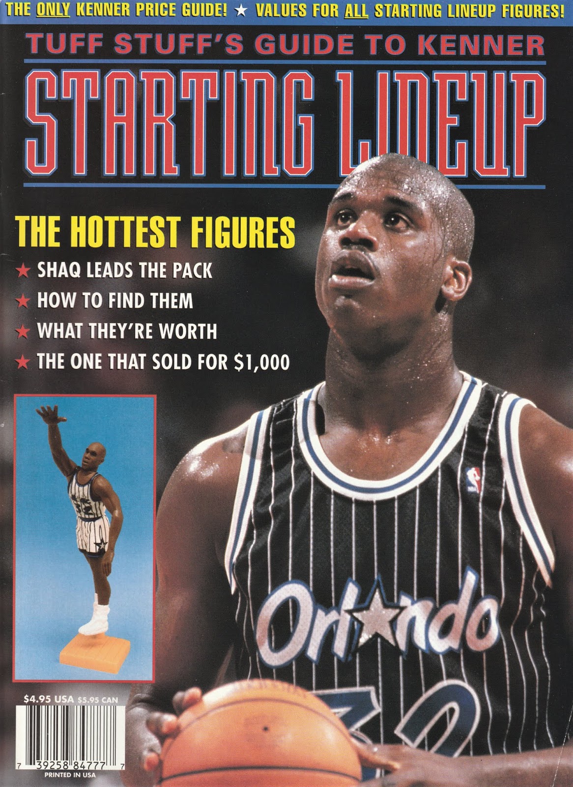 kennerstartinglineup: 1994 Tuff Stuff SLU Guide Shaq