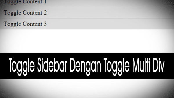 Toggle Widget Sidebar Dengan Toggle Multi Div