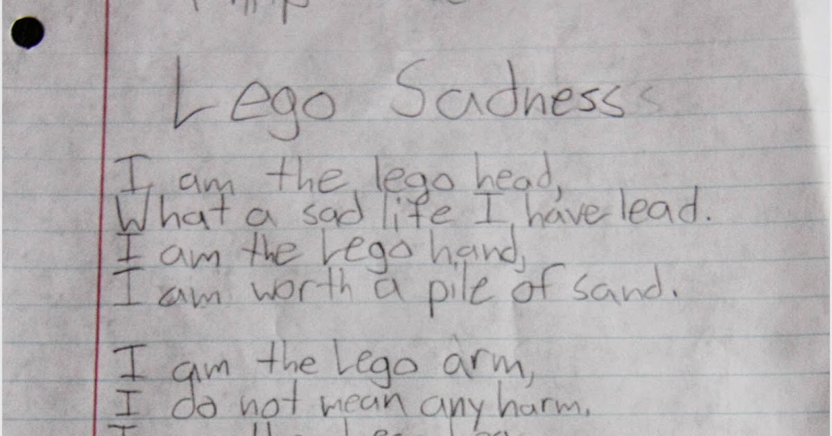 You know how we're an art family...: a Lego poem by Philip