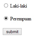 Membuat Form Dengan Radio Button Pada HTML - Qodia