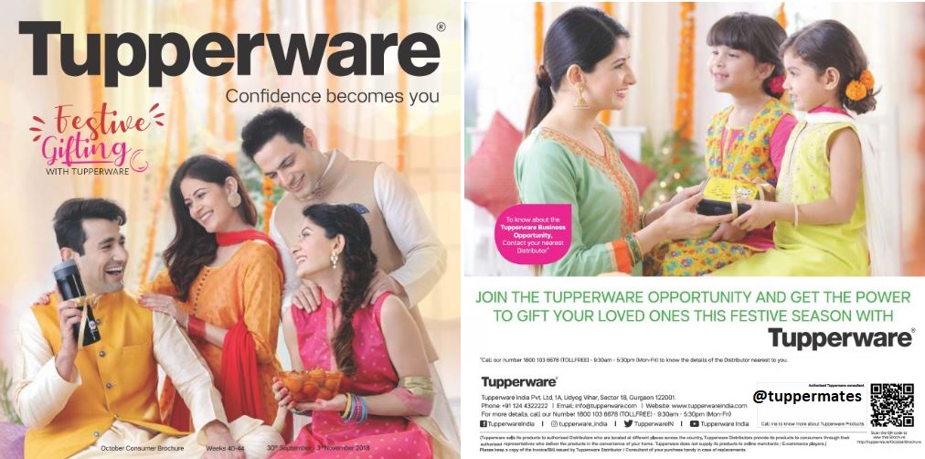 Tupperware Flyer October 2018 - Tuppermates