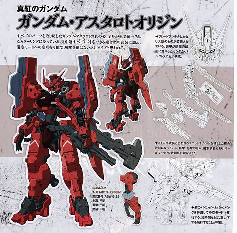 GUNDAM GUY: HG 1/144 Gundam Astaroth Origin - Release Info