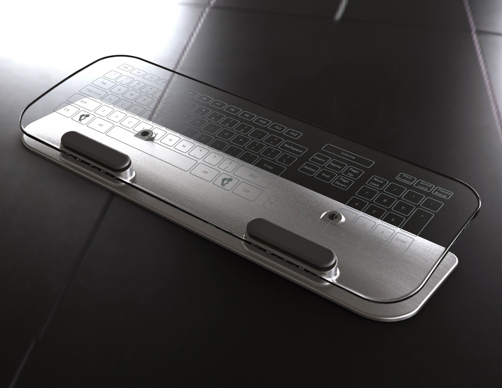 design-dautore.com: Transparent Keyboard