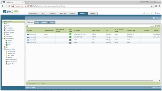 My Palo Alto Networks PCNSE Journal: Configuring Zones, Virtual Router ...