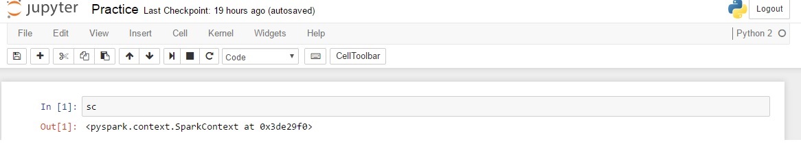 Installing pyspark with Jupyter Installing pyspark with Jupyter