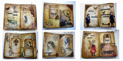 Calico Craft Parts: File folder journal by Astrid