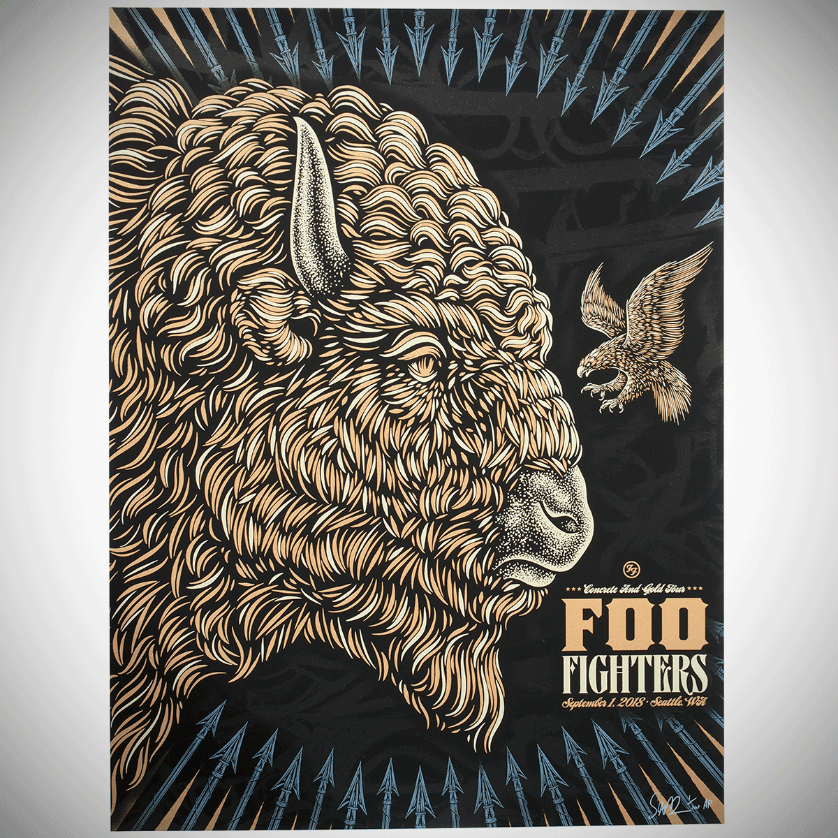 INSIDE THE ROCK POSTER FRAME BLOG: Todd Slater Foo Fighters Seattle ...