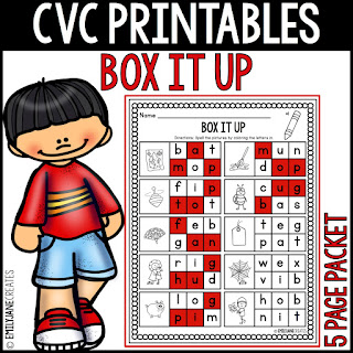 Emily Jane Creates: CVC PRINTABLES MEGA BUNDLE-12 PACKETS INCLUDED