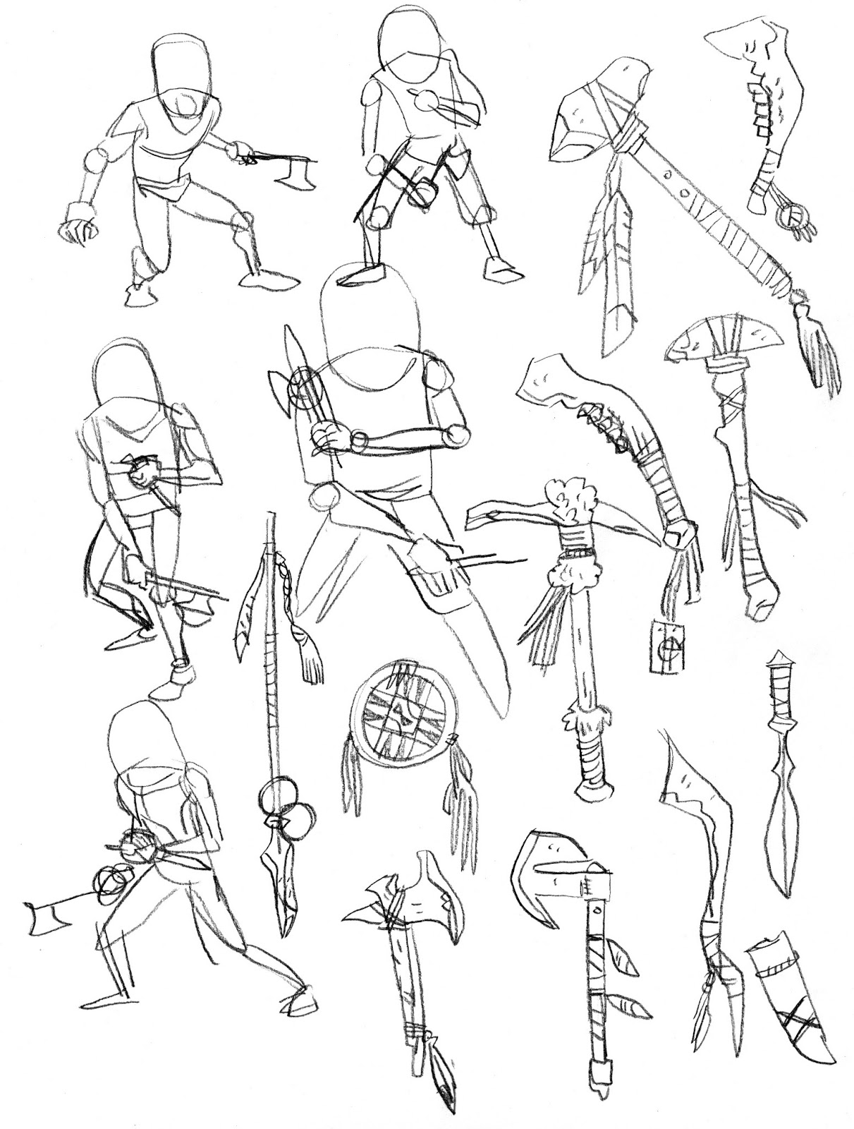 Sketches of M. S. Corley: Skinwalker sketch