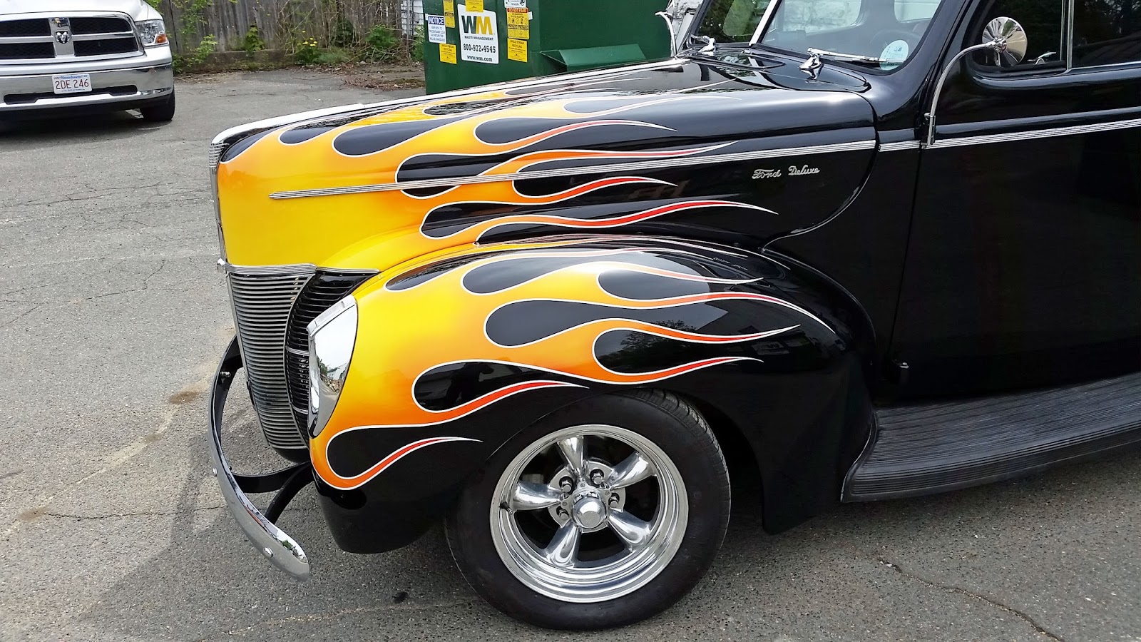 Dennis Day Designs - Lettering, Pinstriping; Murals: Flames