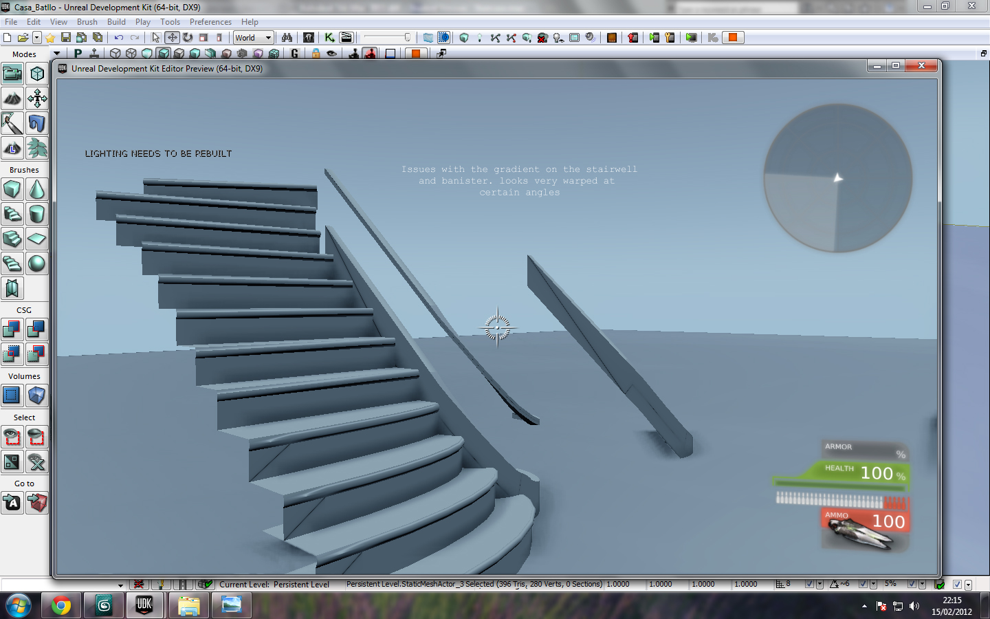Final Major Project: Staircase Development..