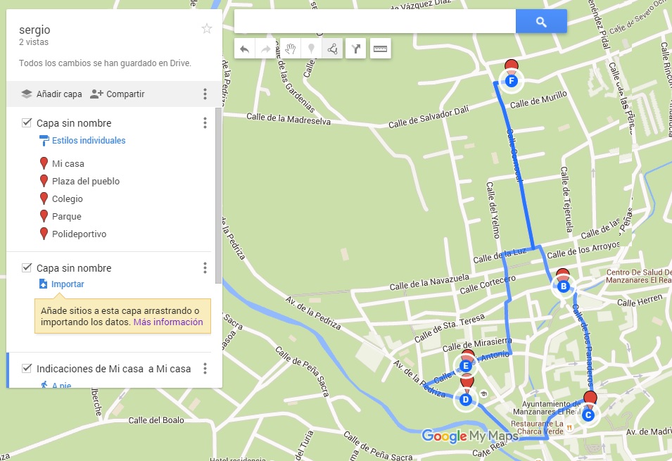 TIC magisterio UAM Sergio Moya : GOOGLE MAPS