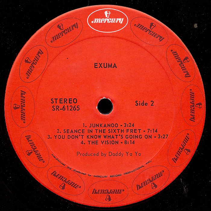 ghostcapital: Exuma (1970 *Mercury SR 61265) Flac + 320