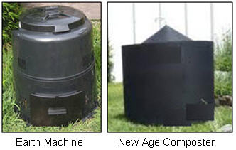 Compost Connie: Earth Machine vs. New Age Composter