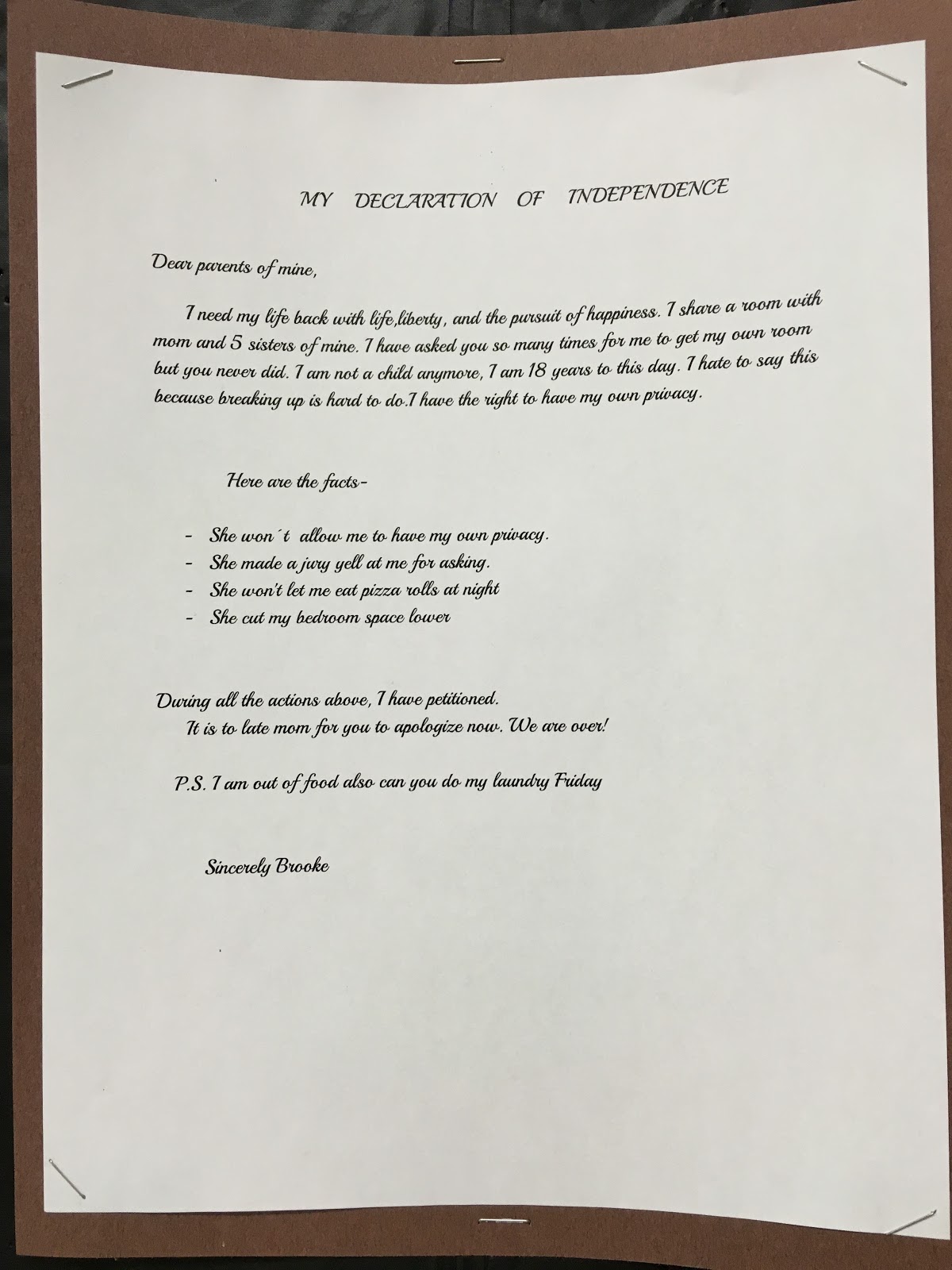 the ART of learning: We are NEVER, EVER, EVER getting back together!