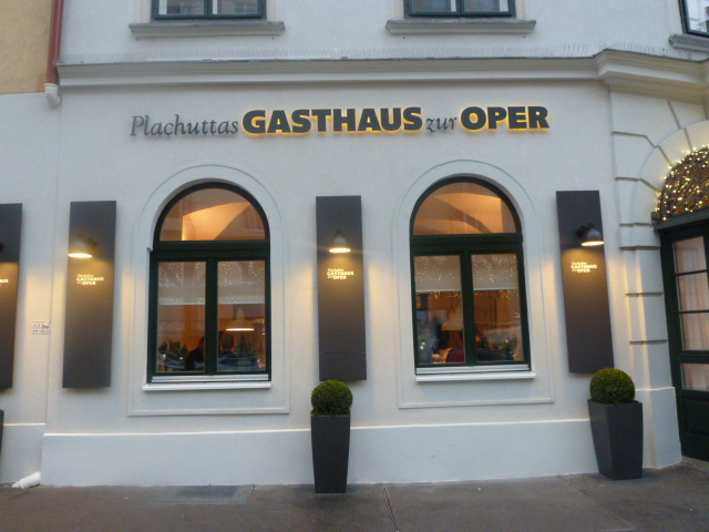 Plachuttas Gasthaus zur Oper - Wien - Österreich - Unterwegs mit Weine ...