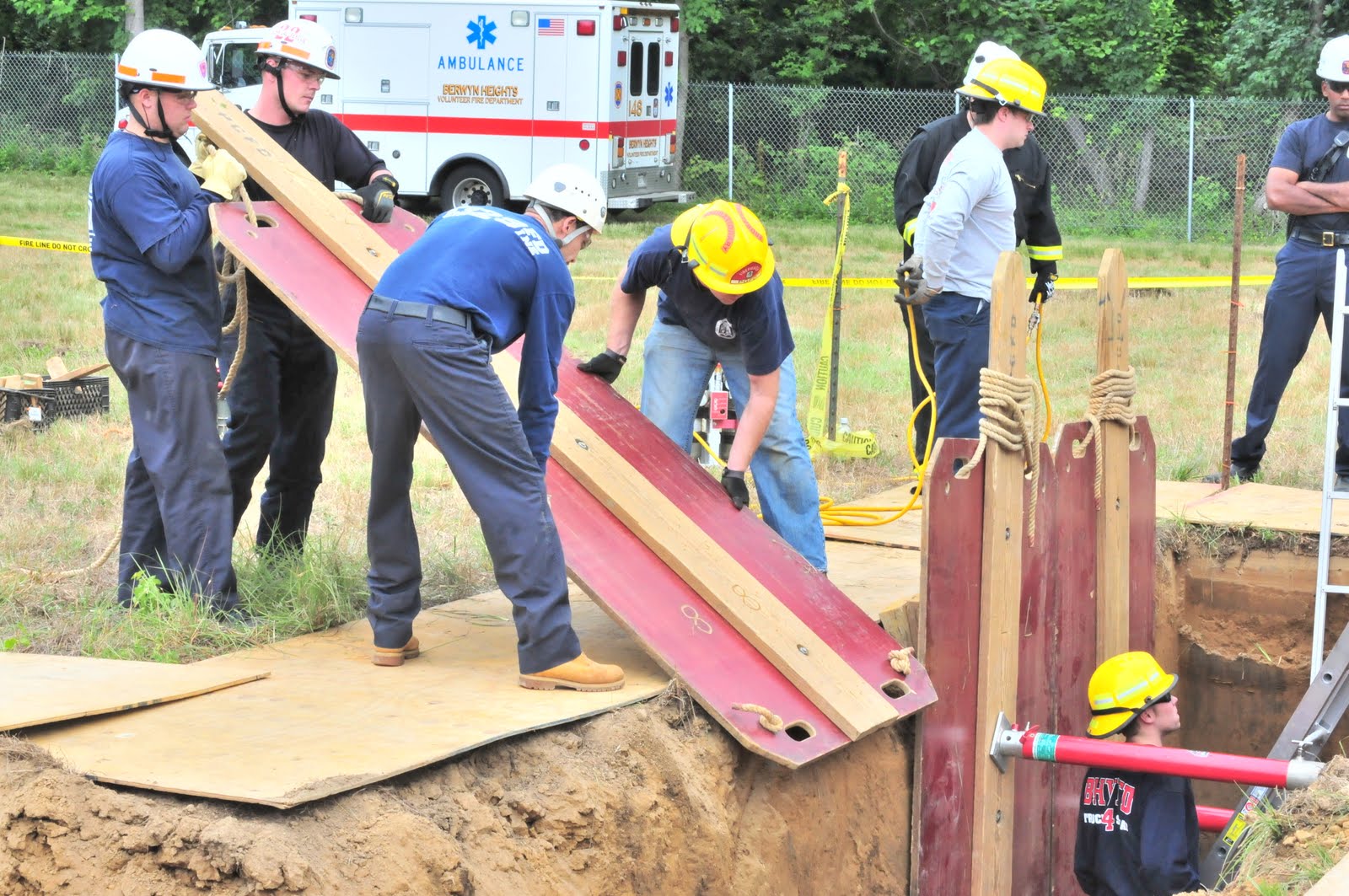 Firefighters Attend Trench Rescue Class